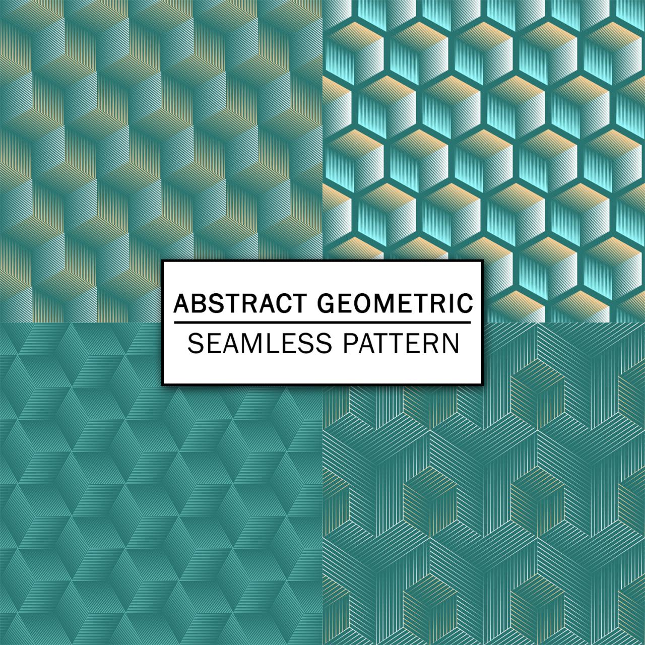 Abstract Geometric Digital Paper Spring Digital Paper Scrapbooking ...